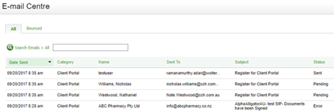 Invite contacts to a portal and manage invitations