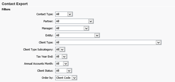 Create a custom contact details report